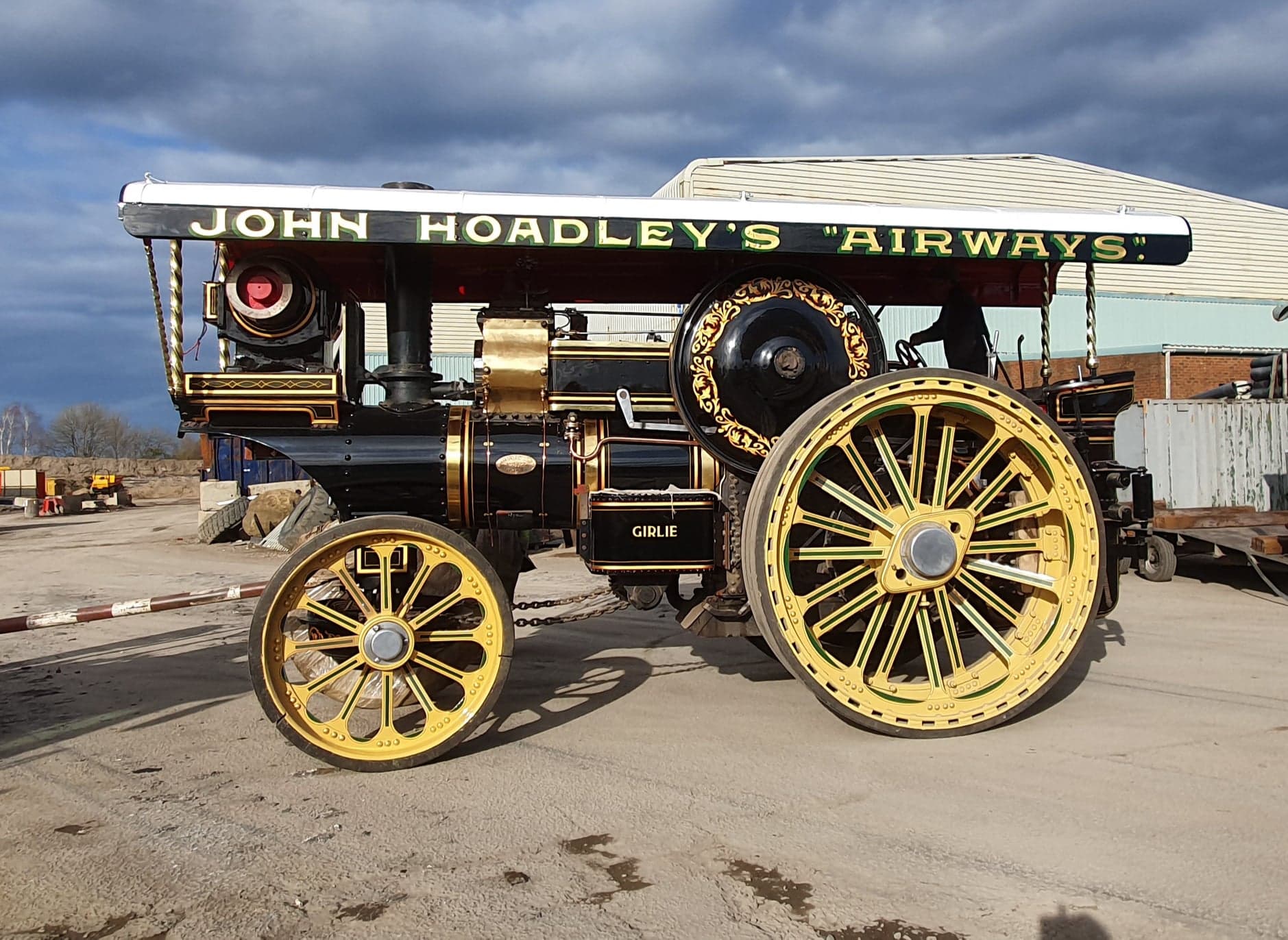 Steam Engine Work – H. Harris Signwriting Services