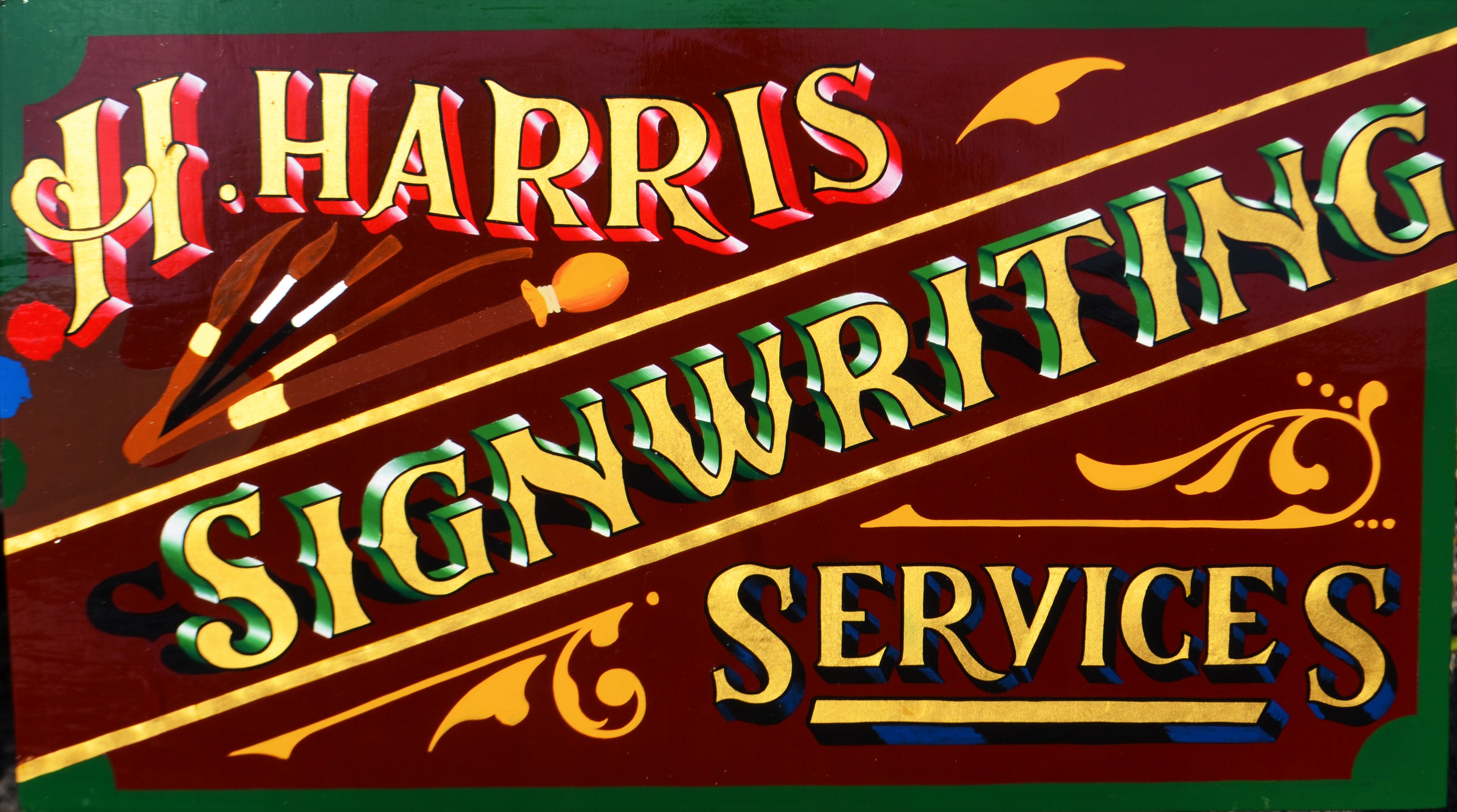 H. Harris Signwriting Services – Traditional Signwriter and Fairground ...